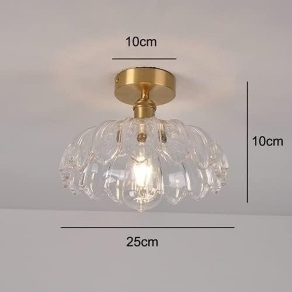 Accents | Japanese Copper Lotus Boho Ceiling Light For Kitchen Bar ...